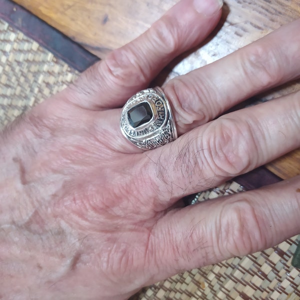 American Men Ring US Air Force Ring Sterling Silver 925 US Army Jewelry ...