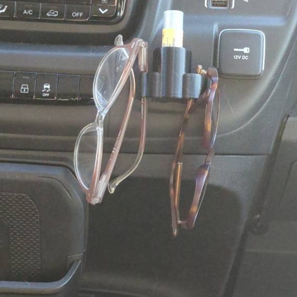 Car Chapstick and Sunglasses Holder, Lip Balm Holder, Gift for Her ...