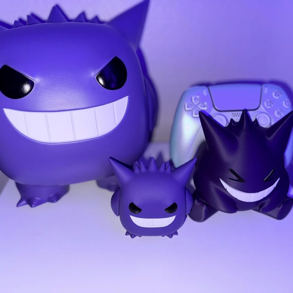 3D Printed Gengar Pokemon Controller Stand, Gaming Decor - Etsy