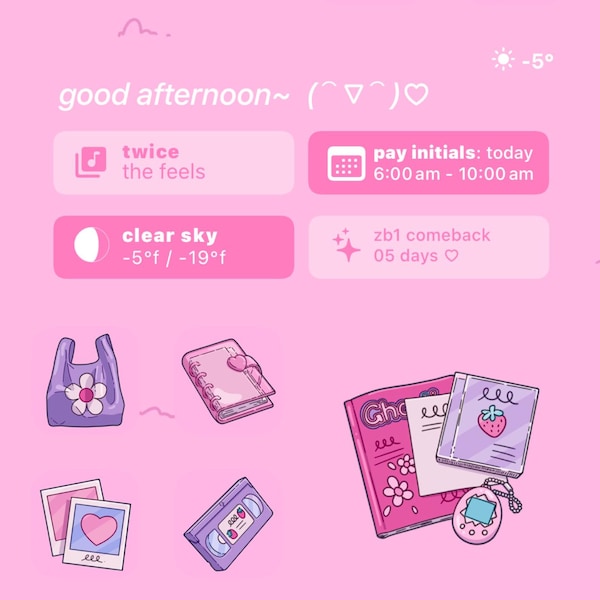 Y2K Aesthetic Icon Pack for Ios, Android & Tablet Wallpapers Widgets ...