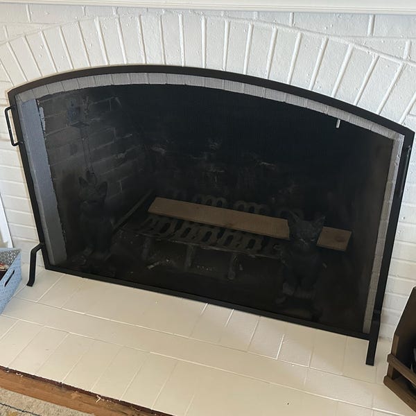 Lift off Dome Fire Pit Safety Screen 304 Stainless Mesh Steel, Round ...