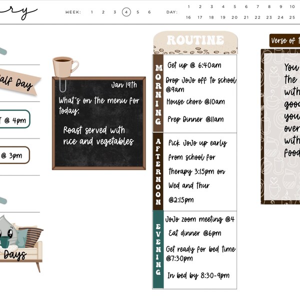 Essential Crystals Sticker Set | Planner Stickers | Functional Sticker ...