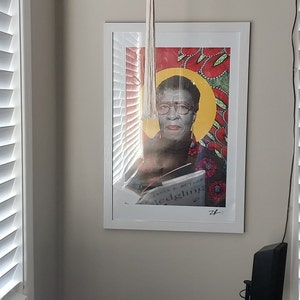 Sadé Print A4 / A3 Digital Collage Black Art - Etsy