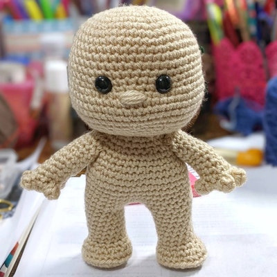 11 Inchs Crochet Doll Base Chibi Amigurumi DIGITAL PATTERN - Etsy