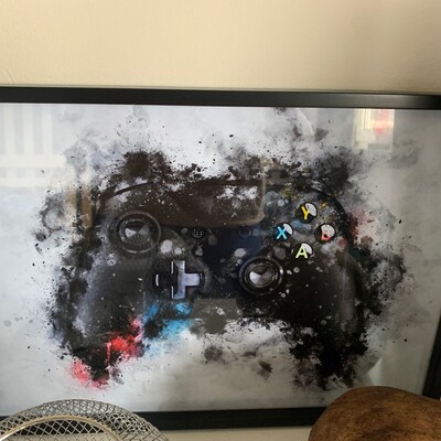 Games Controller Wall Art Games Room Gaming Poster Print Xbox - Etsy UK