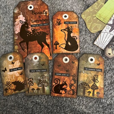 Botanical Specimen Cards Junk Journal Scrapbooking Card - Etsy