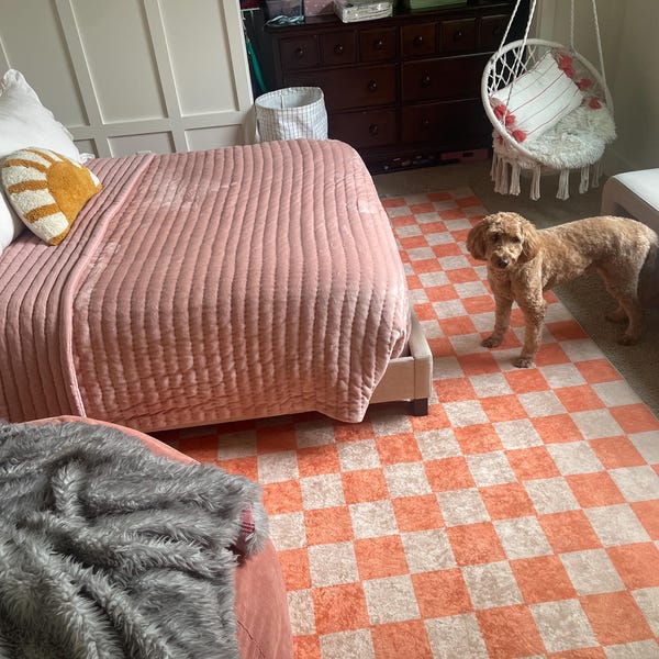 Scandinavian Nursery Rug|boho Rainbow Playroom Carpet|neutral Children ...