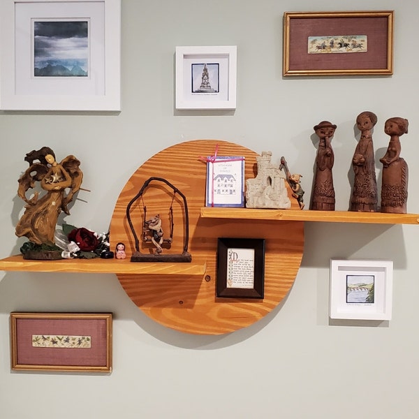 Circle Shelves Circle Frame Floating Shelves Floating Frame Crystal ...