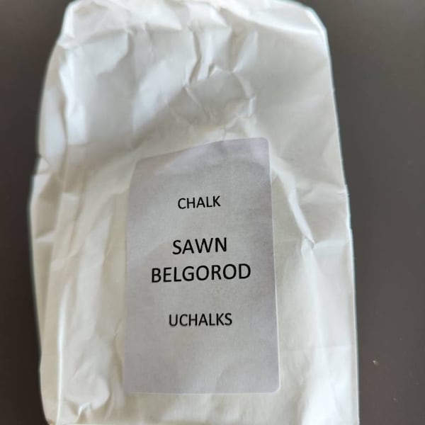 BELGOROD SAWN Edible Chalk Chunks Natural Crunchy, 100 Gm (4 Oz) - 9 Kg ...