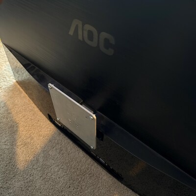 AOC 27V2H, 24V2H, 22V2H, 22V2Q, 24V2Q, and 27V2Q VESA 100/75mm Mount ...