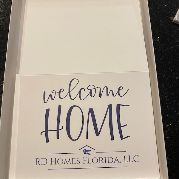 Personalized New Home Cards, Welcome Home, Real Estate Closing Gifts ...
