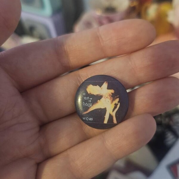 BIG Vintage 70s Johnny Cash - Pin / Button / Badge - Etsy