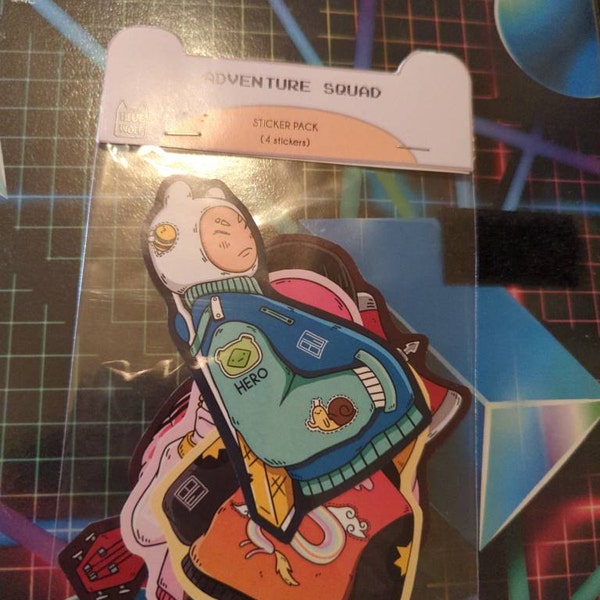 Adventure Time Squad Paper Stickers Pack - Adventure Time Sticker Pack ...