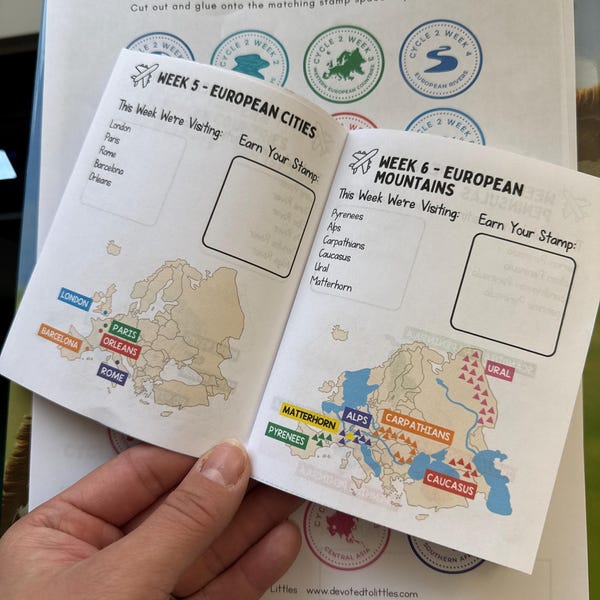 Cycle 2 Geography Passport | CC Cycle 2 | Classical Conversations ...