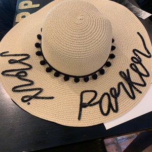 Custom Sun Hat Sun hat-Beach Hat Boho Hat Personalized | Etsy
