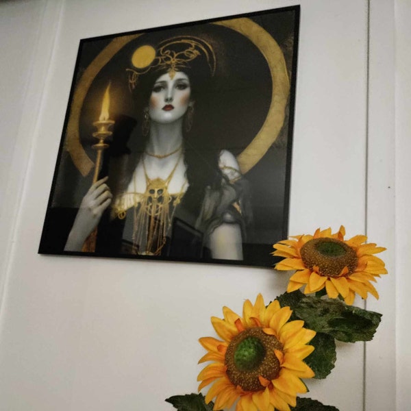 Rhiannon Print, Welsh Goddess of Dreams & Horses, Art Deco, Coquette ...