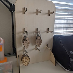 Laser Cut Keychain Display Stand Svg Files, Vector Files for Wood Laser ...