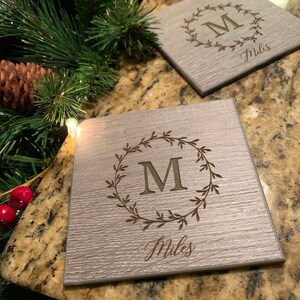 Personalized Coaster Set Custom Coasters Personalized Gift - Etsy