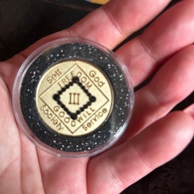 Medallion Coin Display Case W/ Stand Fits All Recovery Coins. Great ...