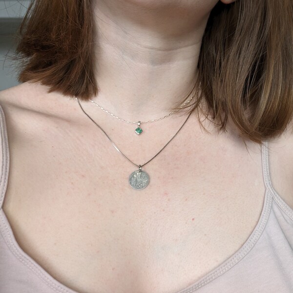 Natural Octagon Ruby Ring, Men's Ring in 14K White Gold, Men's ...