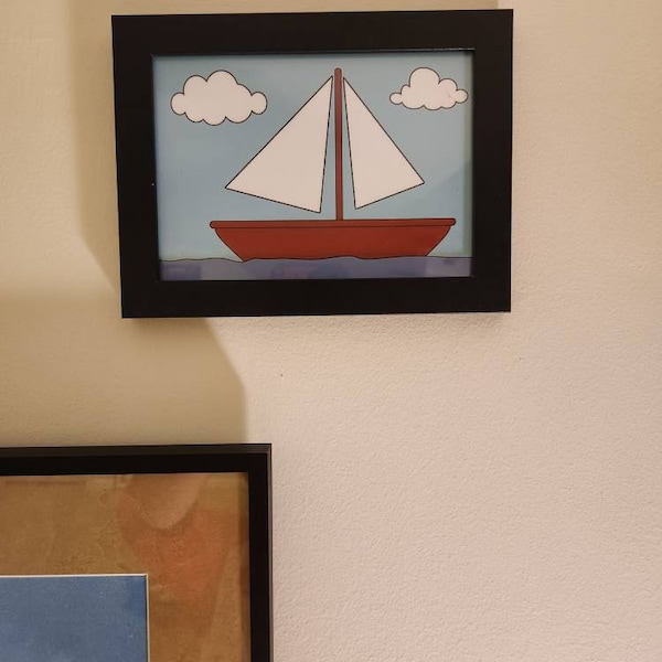 The Simpsons Boat Picture Frame - Etsy