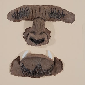 Star Trek Makeup Foam Latex Prosthetic Cardassian Brow & Chin - Etsy