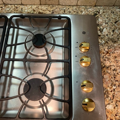 Matte Gold Universal Stove Knobs - Etsy