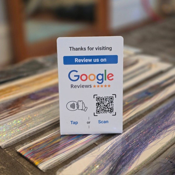 Google Review QR Code - Acrylic Wall Panel, Indoor and Outdoor ...