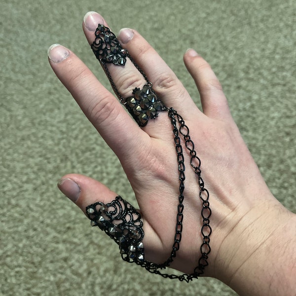 Gold Claw Rings,claw Rings,gold Nail Guards,metal Nails,sharp Finger ...