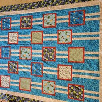 Race to Safety Baby Sea Turtle Panel Quilt Kit From Elizabeth's Studio ...