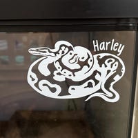 Bells Phase Lace Monitor Customizable Decal, Gift for Reptile and Snake ...