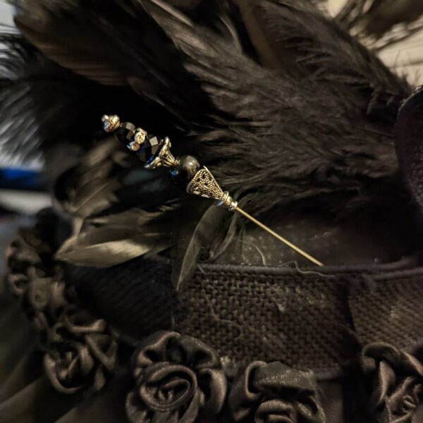 Vintage Classic Style Hat Pin, Antique Style Stick Pin, Hat Pin, Scarf ...