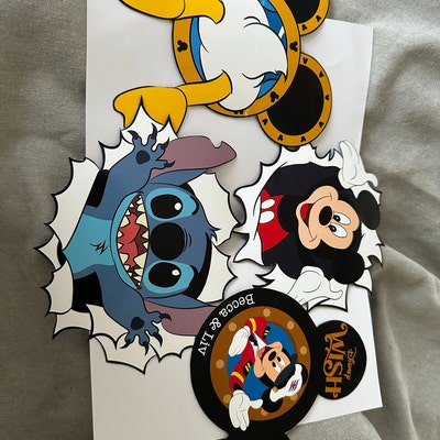 Stitch Burst Through Magnet, Disney Magnet, Stateroom Door Decoration ...