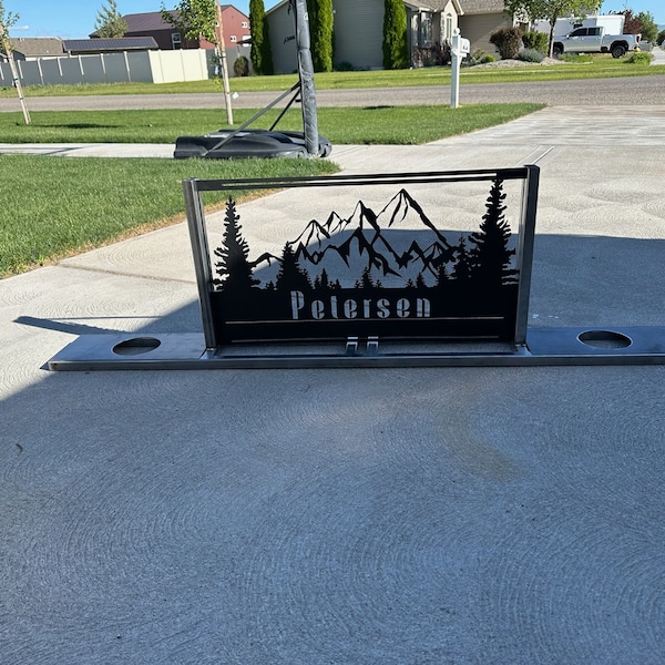 Personalized Cabin Metal Sign, Cabin Sign, Lodge Decor, Cabin Decor ...