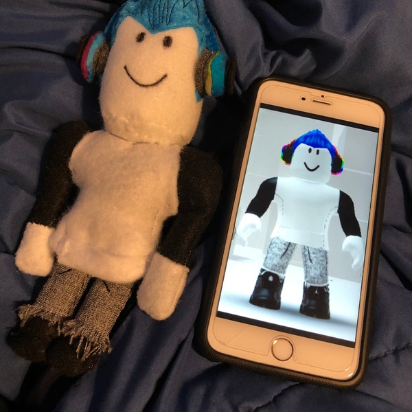 Custom Roblox Mini Plush Toy - Etsy