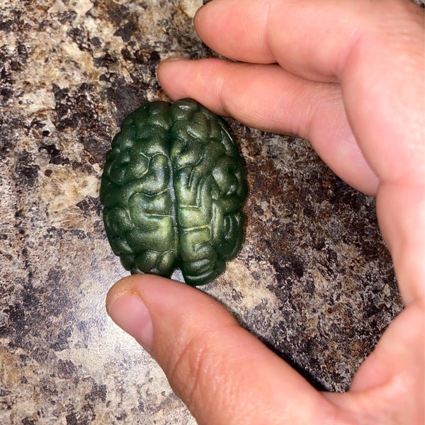 Silicone Brain Mold-creative Brain Resin Molds-brain Candle Mold-brain ...