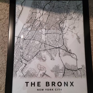 Printable Map of Brooklyn, New York City, USA With Street Names Instant ...