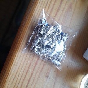 4x Multi Strand Open Loop Connectors, Stainless Steel 2/4/5 Row ...