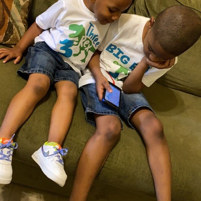 Family Three Rex 3 Rex Boy Dinosaur Birthday Shirt 3 Rex - Etsy