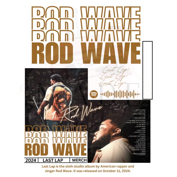 Rod Wave| Last Lap| Concert| 2024| PNG| Instant Download| T-shirt - Etsy
