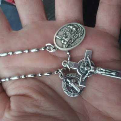 Protection From Evil Necklace, Catholic Saint Pendant Necklace ...