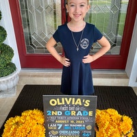 Unicorn First Day of School Sign - 1st Day of School Sign - Back to ...