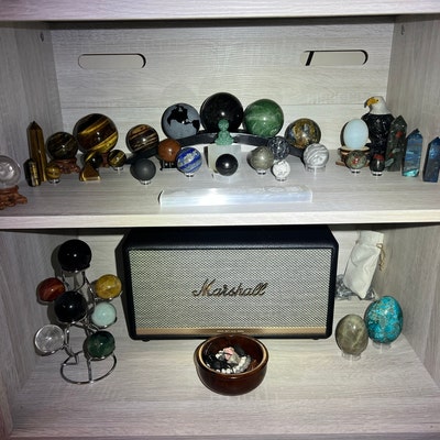 Custom Two Tiered Crystal Tower Stand - Etsy