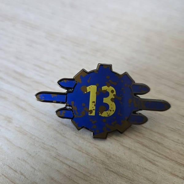 Fallout Vault Number Enamel Pins - Etsy