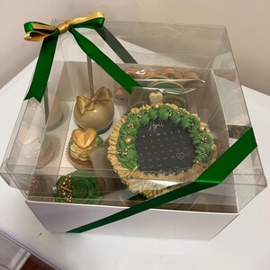 1 Set Cake Flower Gift Box With Small Clear Cake Box,for Valentine's ...