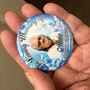 In Loving Memory of Rest in Peace 2 Inch Pin Back Buttons - Etsy