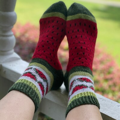 Personalized Hand Knit Socks Luxury Gift for Mom socks With - Etsy