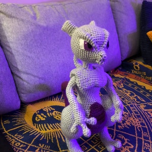Mewtwo Crochet Pattern PDF File - Etsy UK