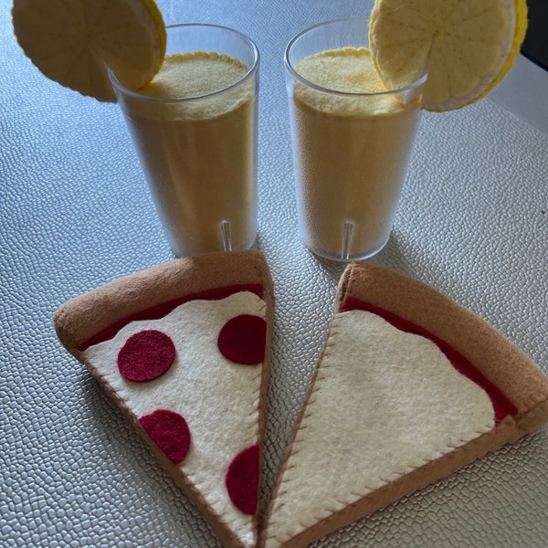 Lemonade Play Set for Pretend Play - 1 Pitcher of Felt Drink and 2 ...