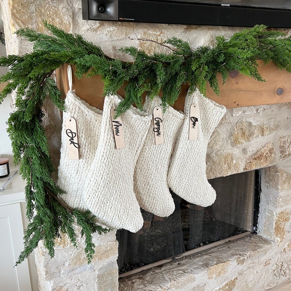 Personalized Stocking Tags, Custom Stocking Tags, Stocking Name Tags ...